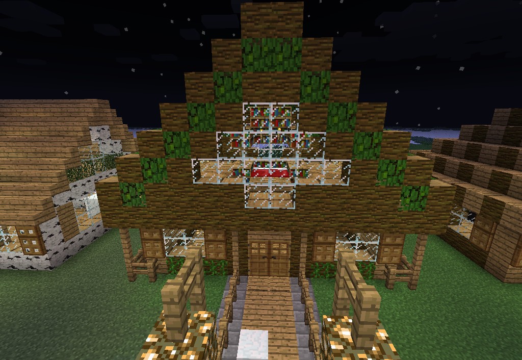 First Map : The Four Log Village Minecraft Map