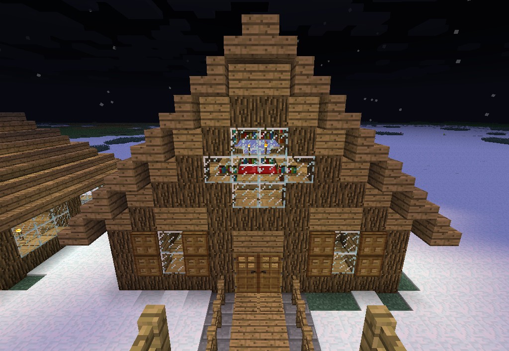 First Map : The Four Log Village Minecraft Map