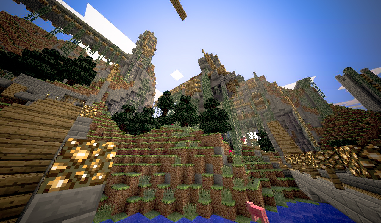 PART 1. CUSTOM MAP/ AVENTURE - Lost Empire Semerknet - MANxNA Minecraft Map