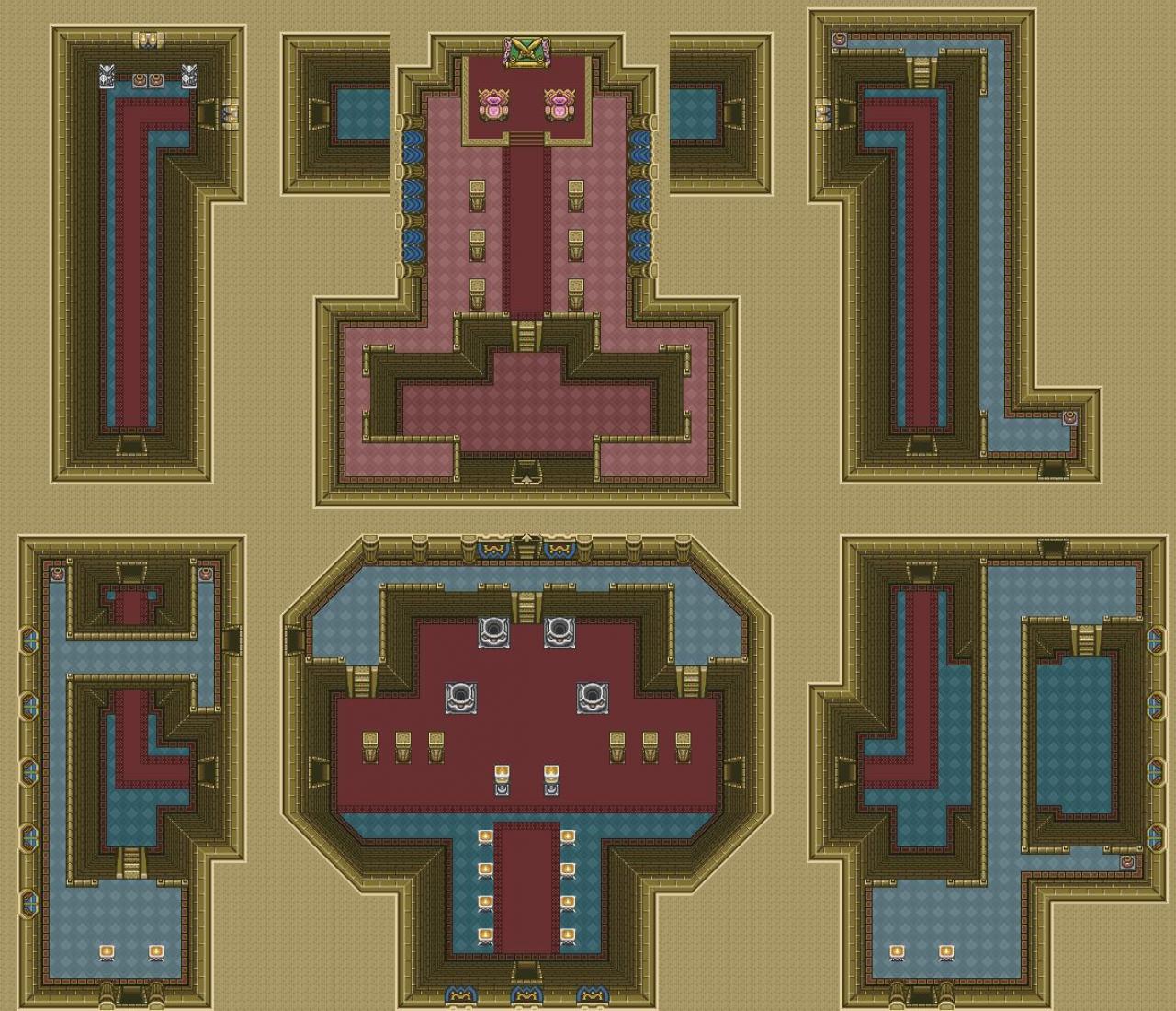 Knuckles - Zelda : A Link to the Past [SNES] Hyrule castle - 1:1 scale ...