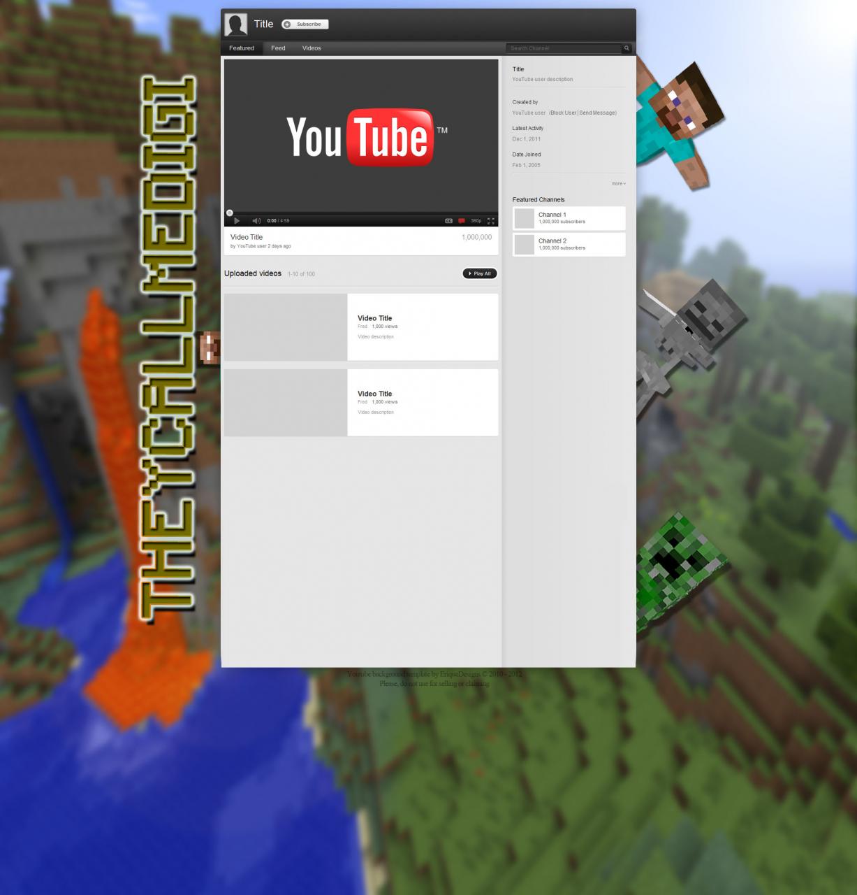 Youtube Background Request