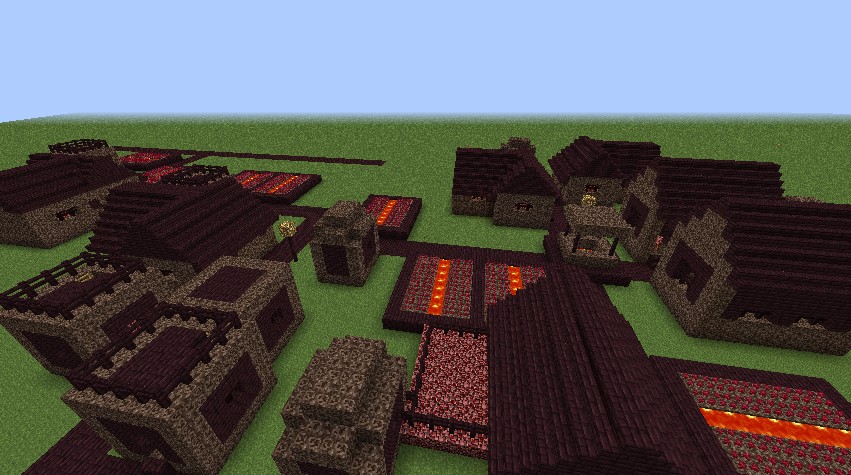 Nether Village Minecraft Map