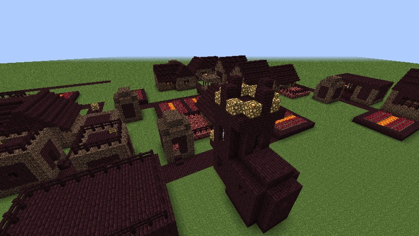 Nether Village Minecraft Map