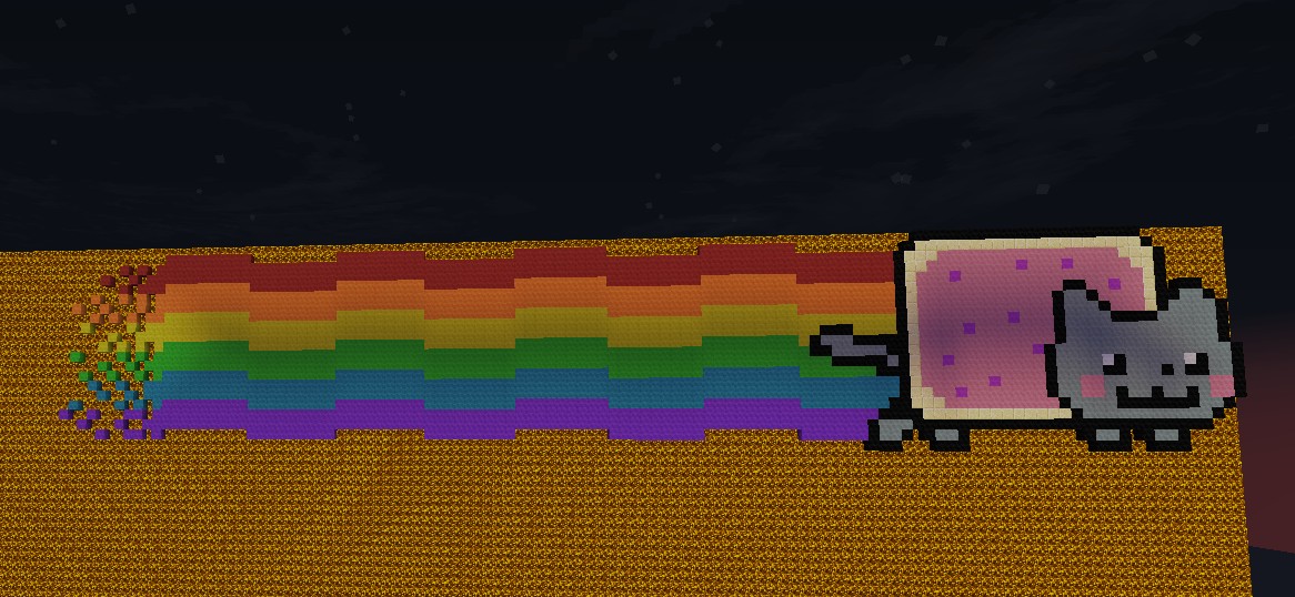 Nyan Cat Minecraft Map