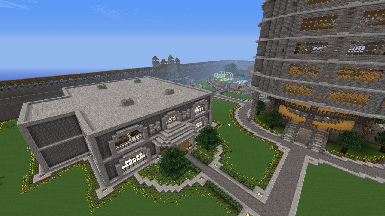 Spawn Area (Template for Server Owners) Minecraft Map