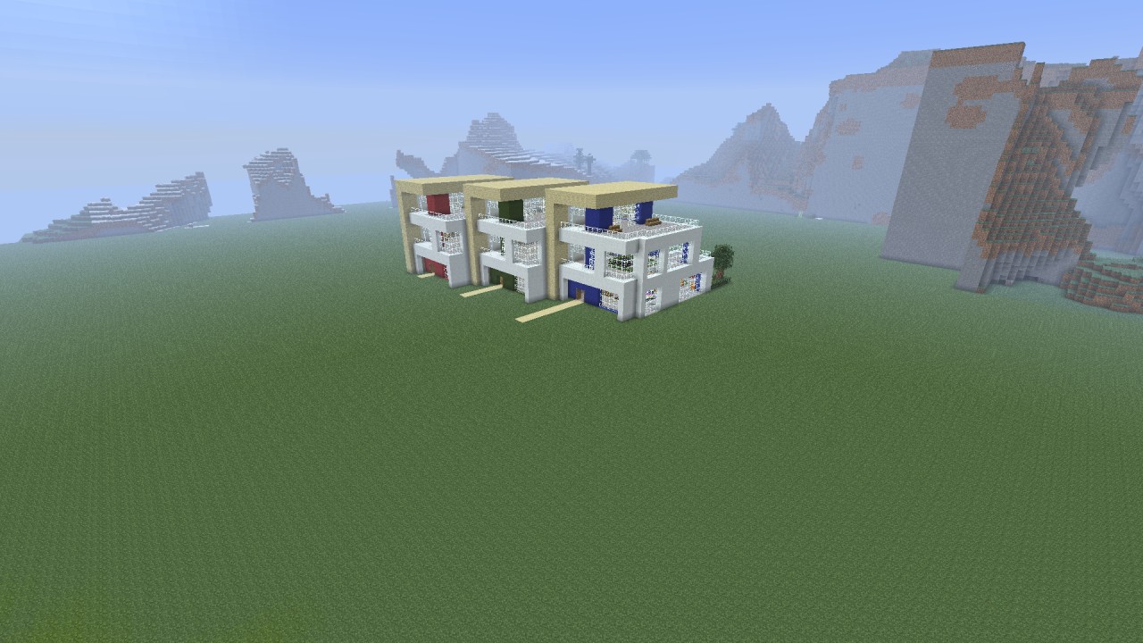 Modern Terraced House Project Minecraft Map