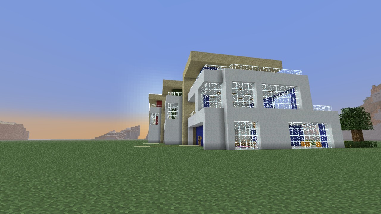 Modern Terraced House Project Minecraft Map