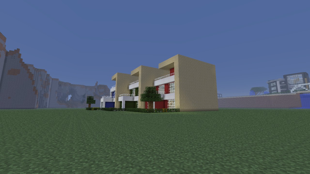 Modern Terraced House Project Minecraft Map