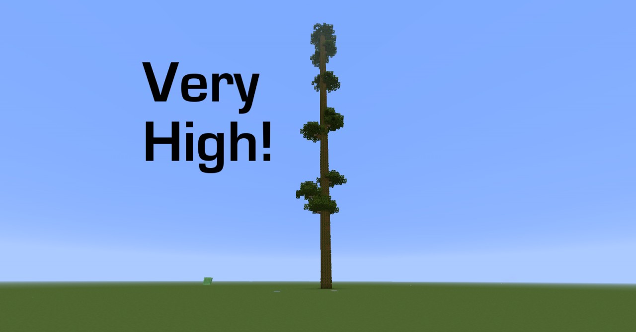 The Highest Jungle Tree Ever! (Over The Sky!) Minecraft Map