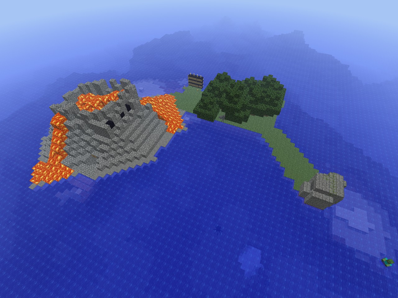 Lava Island Minecraft Map
