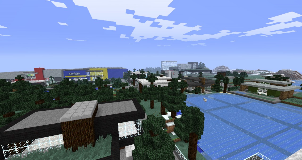 Modern city project Minecraft Map