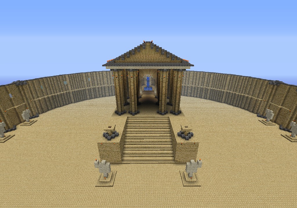 Trajans Forum (Trajans Forum, Market, Basilica, and Temple) Minecraft Map