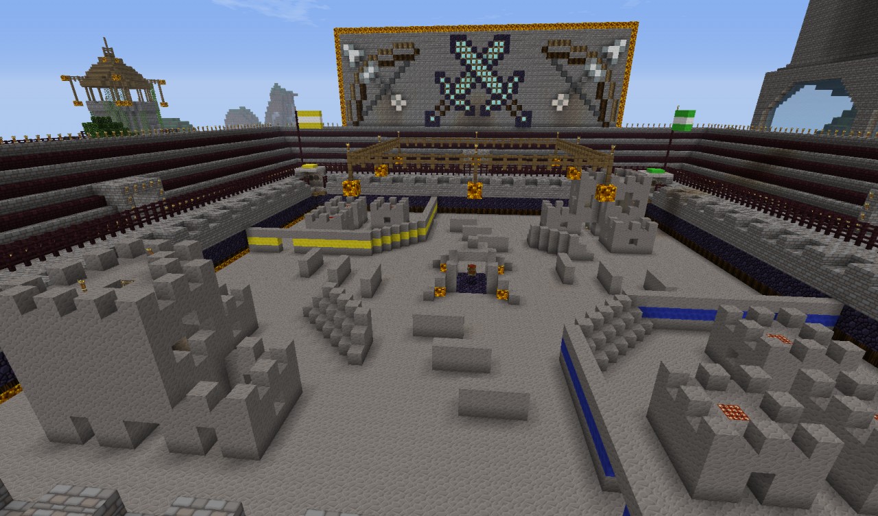 My server world W/ Virtual tour Minecraft Map
