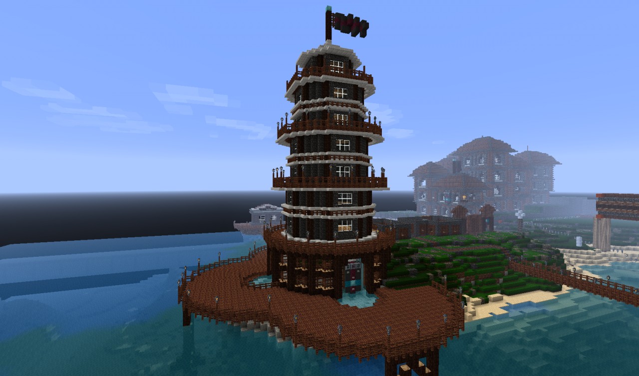 "Sterk Island" Lighthouse Minecraft Map