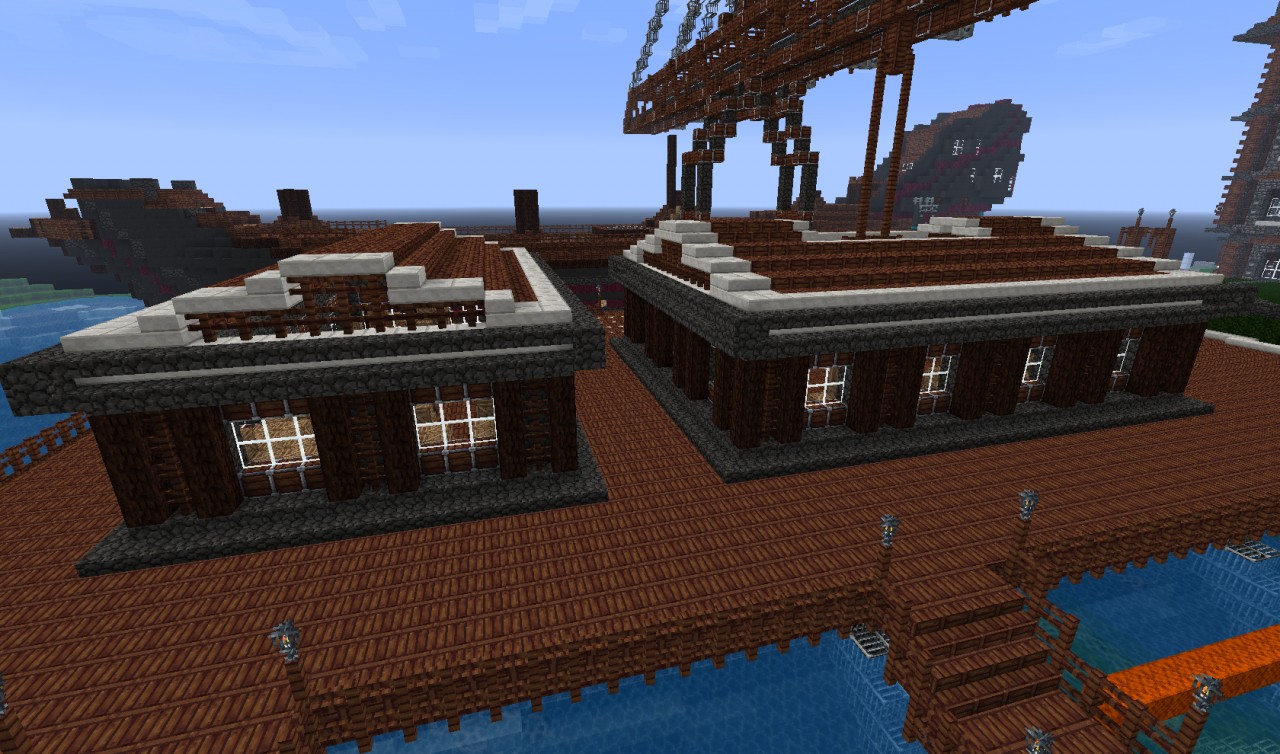 "Sterk Island" Port Minecraft Map