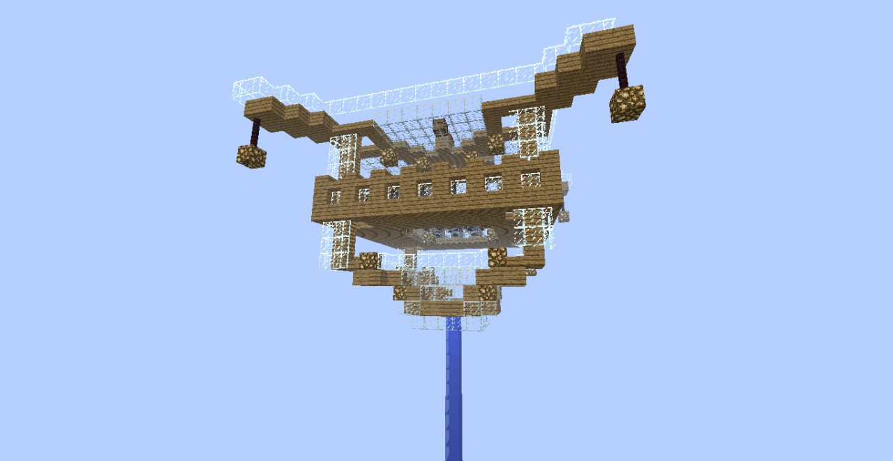 Flying Airship Minecraft Map