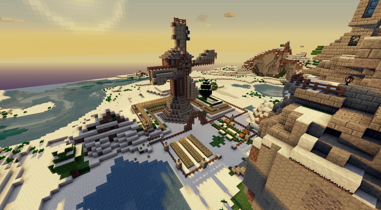 The Town of Anathea Minecraft Map