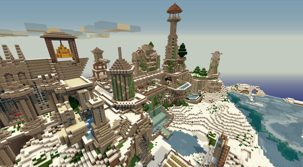 The Town of Anathea Minecraft Map
