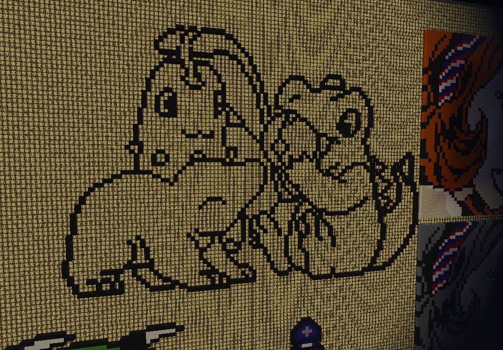 2nd Generation Pixel Art Minecraft Map