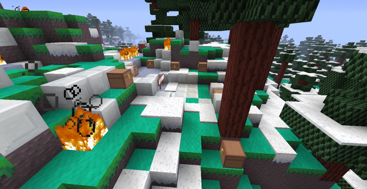 plane crash survival/adventure Minecraft Map