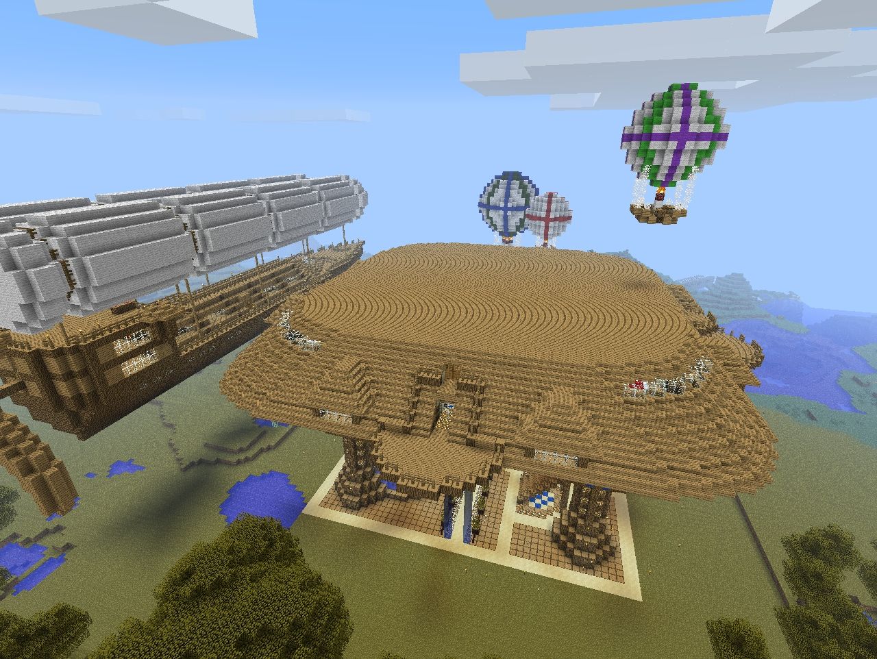 Minecraft Airship Schematic
