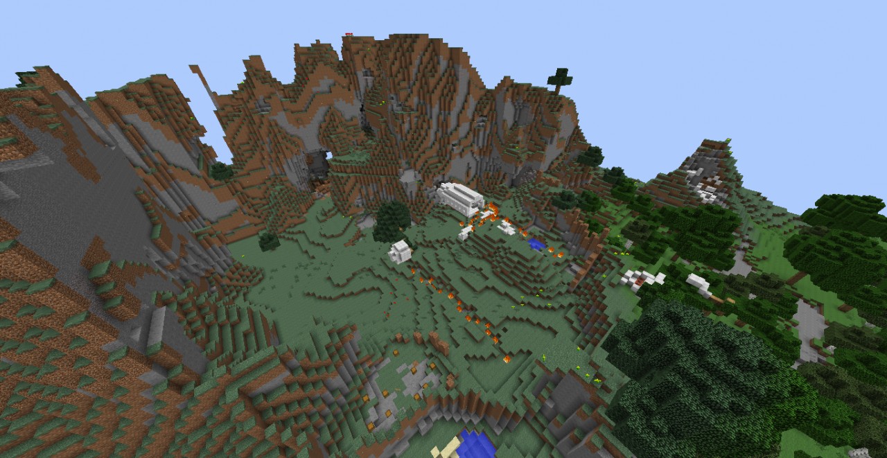 Plane Wreck Survival Minecraft Map