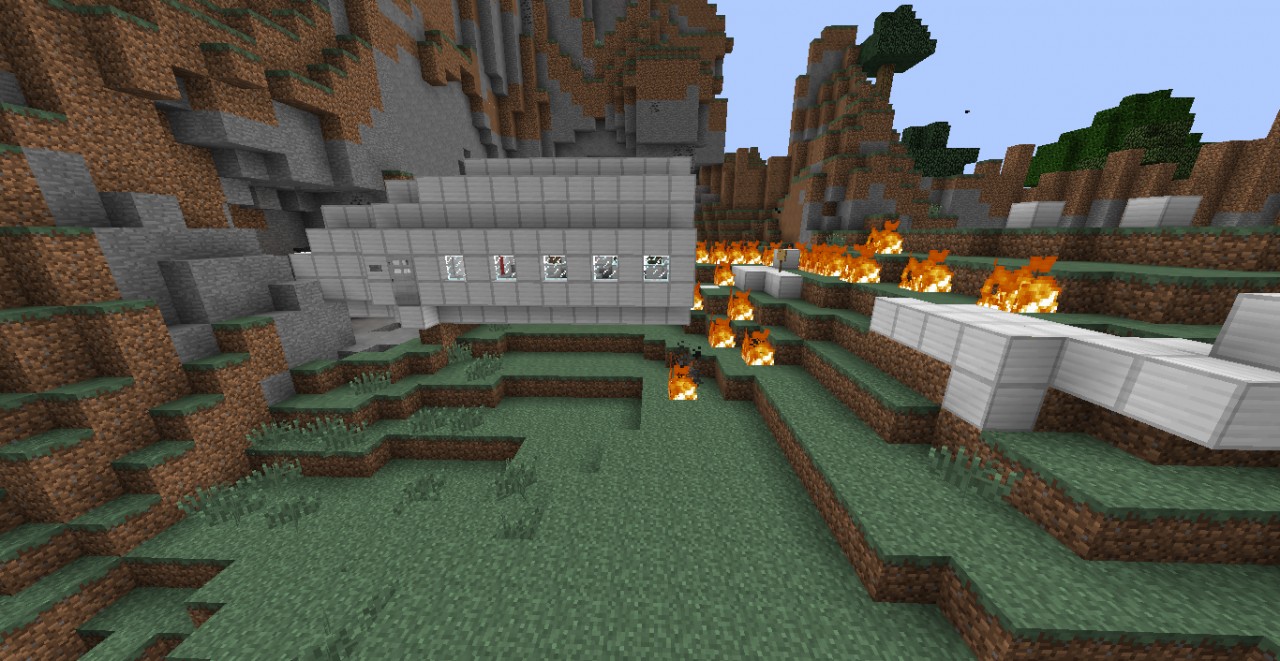 Plane Wreck Survival Minecraft Map