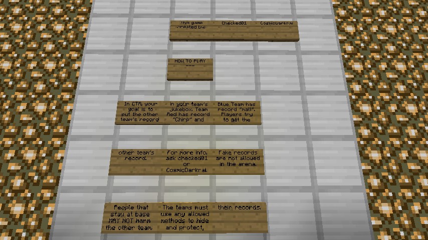 Capture the Record Minecraft Map