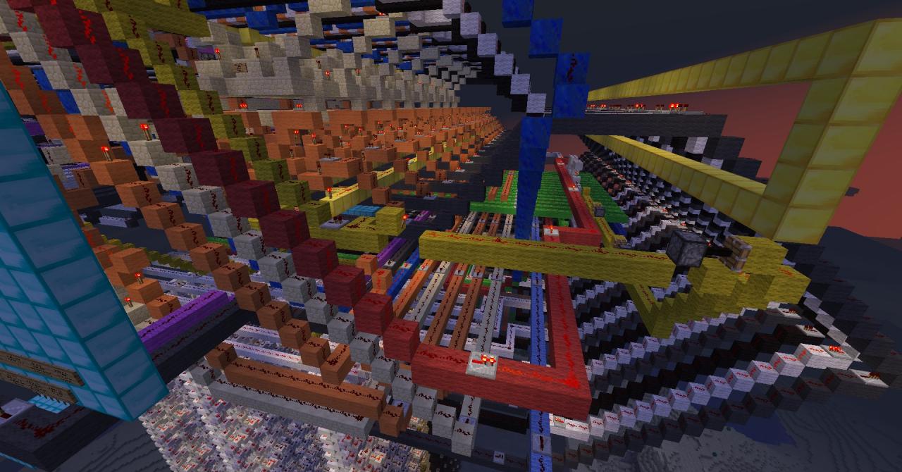 Cloud Computer Minecraft Map