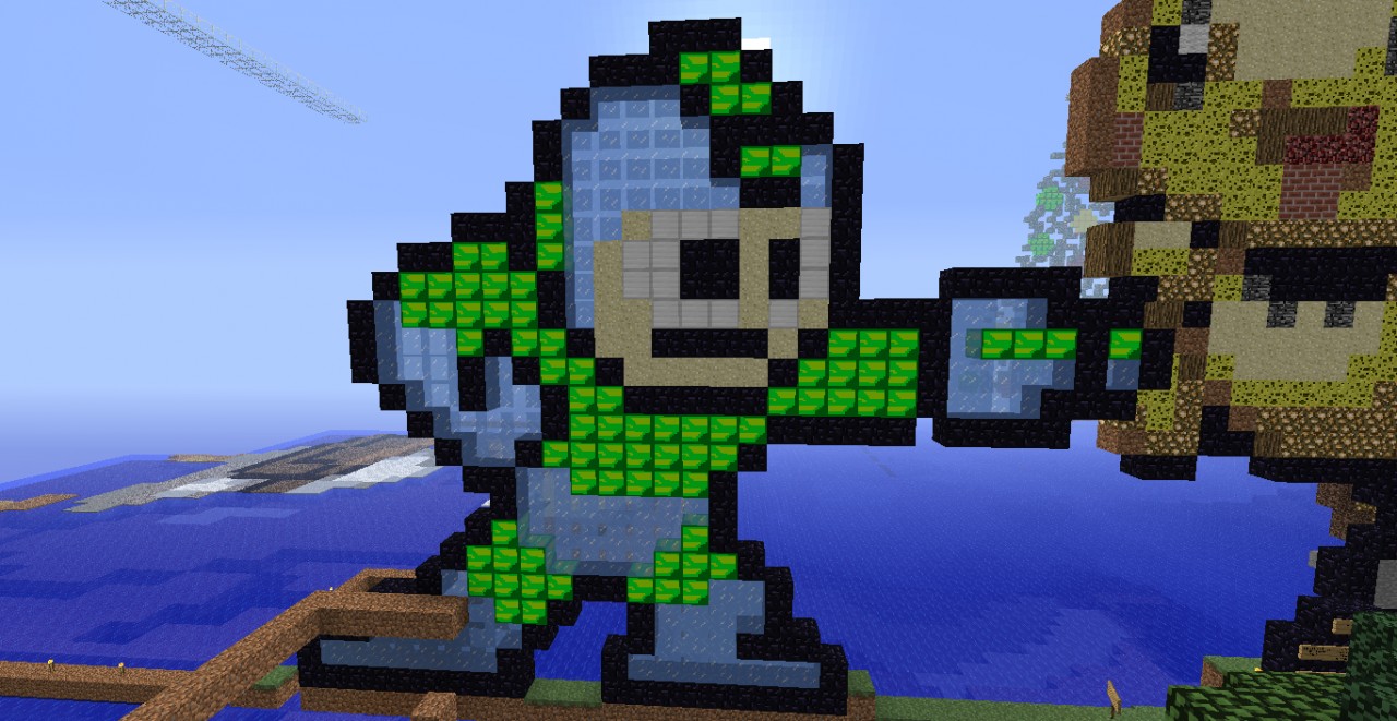 cool pixel art Minecraft Map