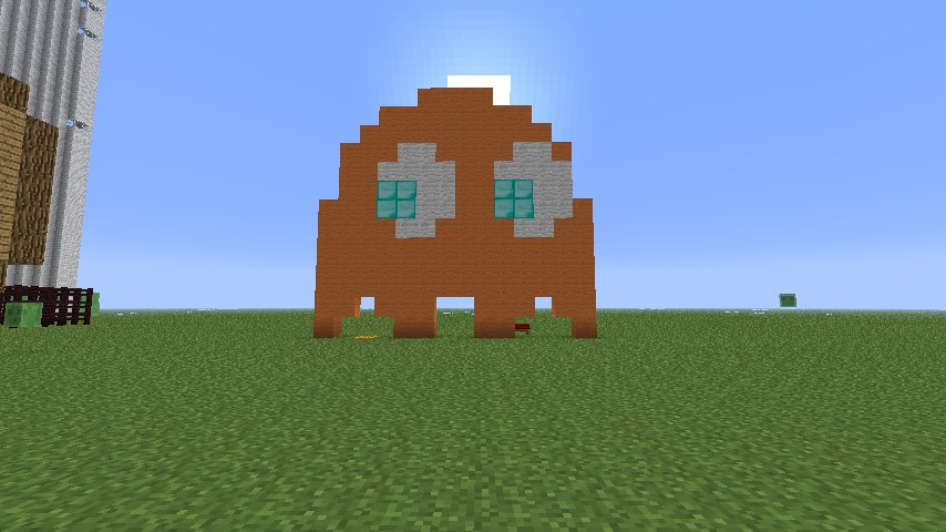 pac man ghost Minecraft Map