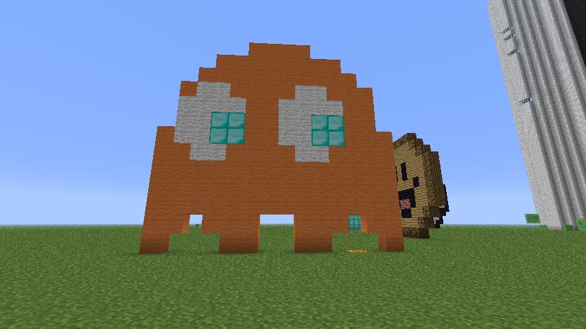 pac man ghost Minecraft Map