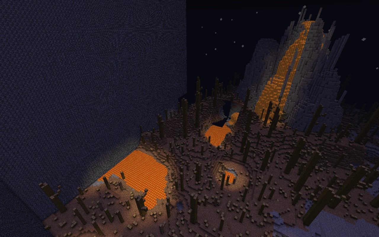 Dead Land (a survival map with a vulcan) Minecraft Map