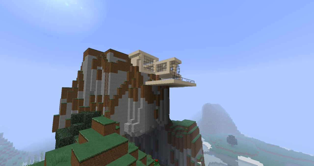 Hillside Modern House Minecraft Map