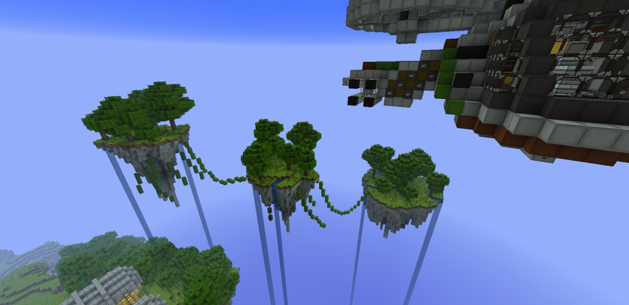 World of Avatar, combat ships, Na'vi Minecraft Map
