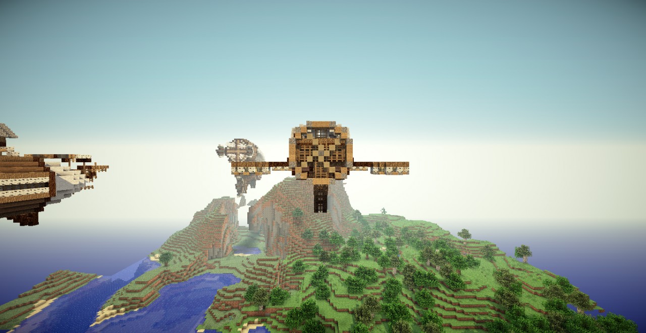 StingRay. Airship + download schematic [Angel Block App 3] Minecraft Map
