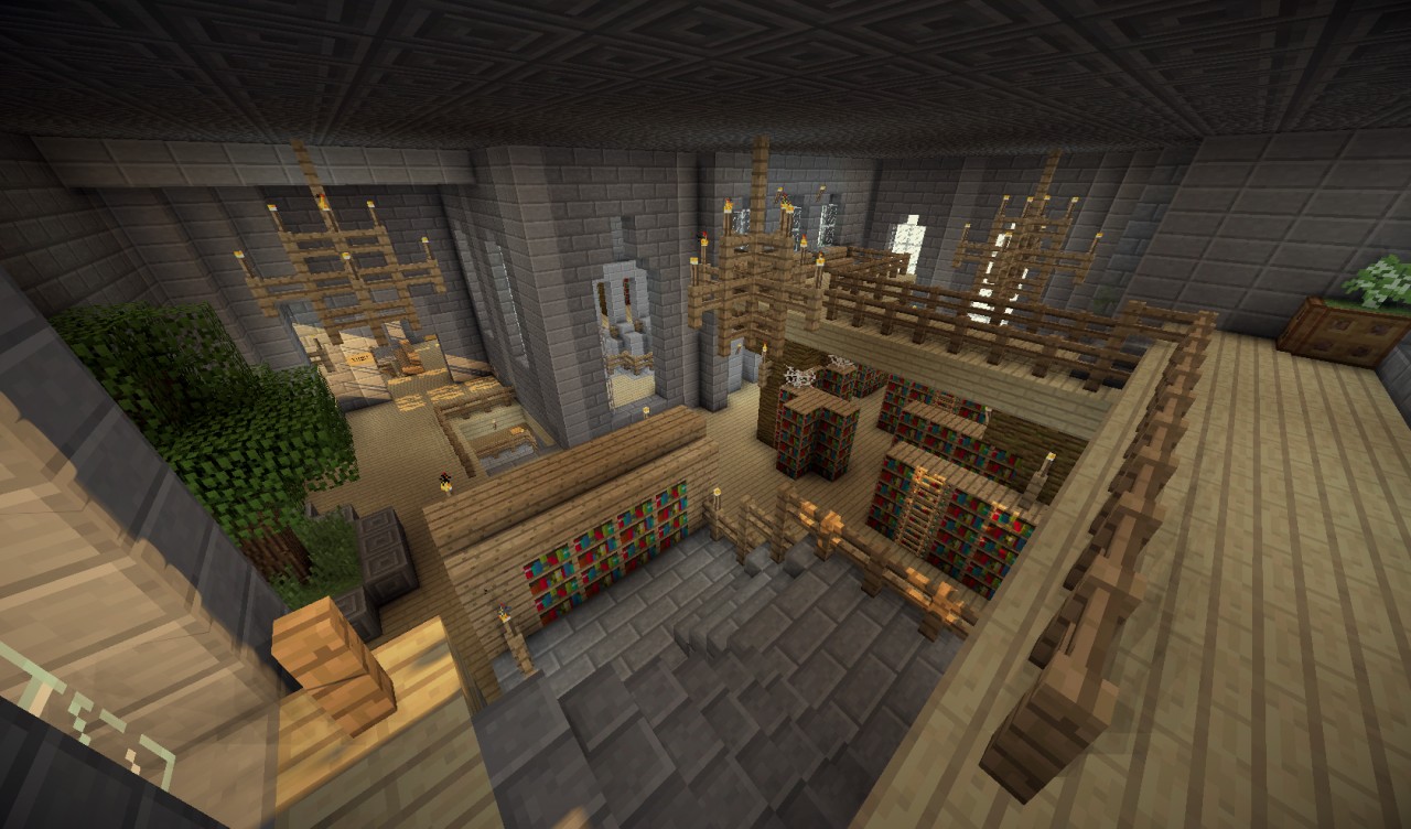 The Eyrie - Castle on a mountain Minecraft Map