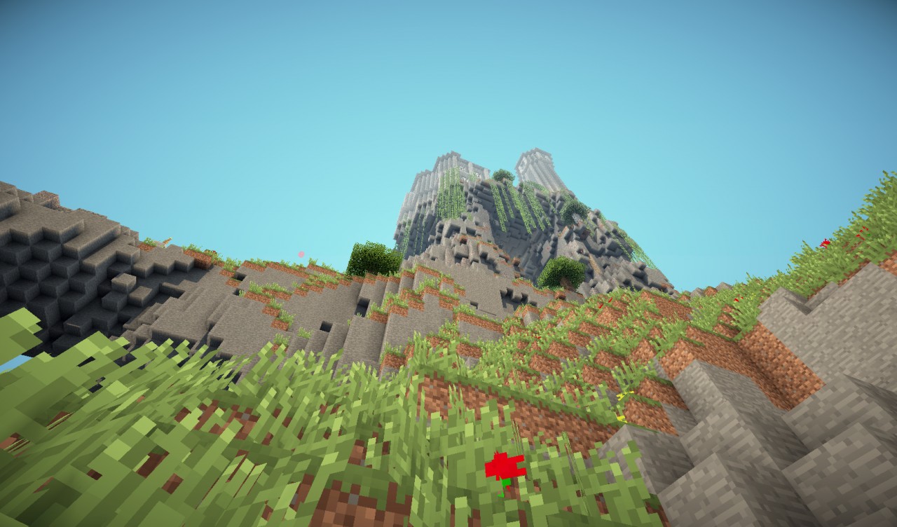 The Eyrie - Castle on a mountain Minecraft Map