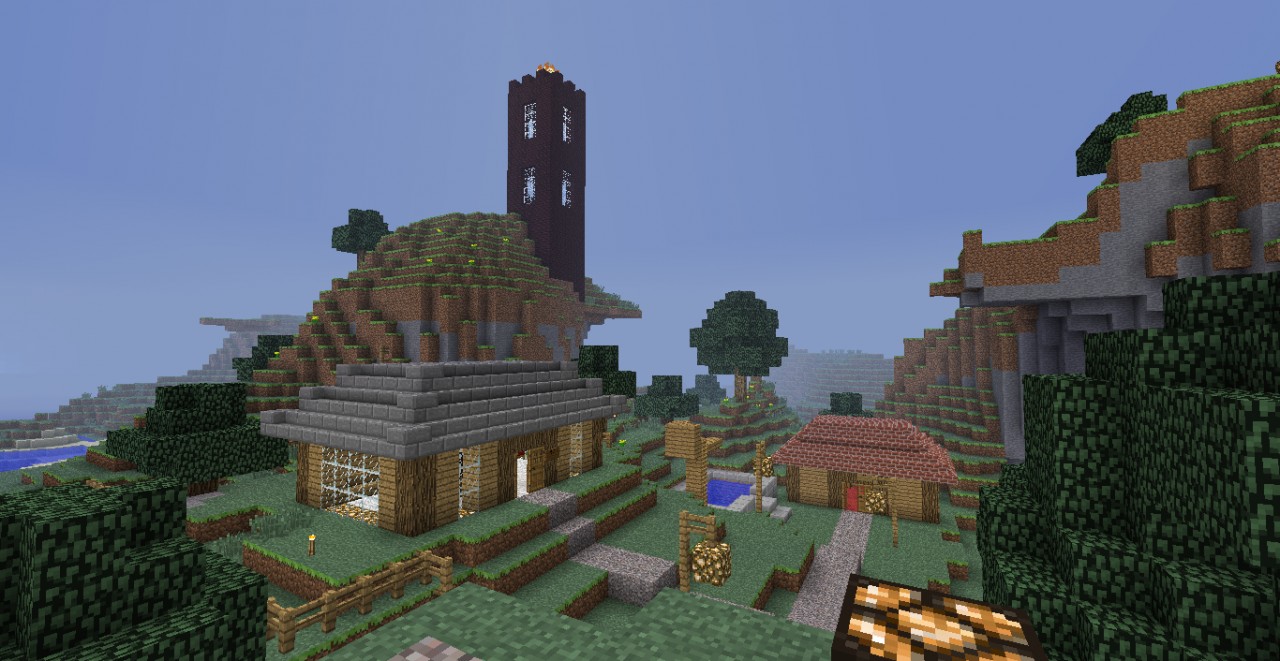 Mountain village Minecraft Map