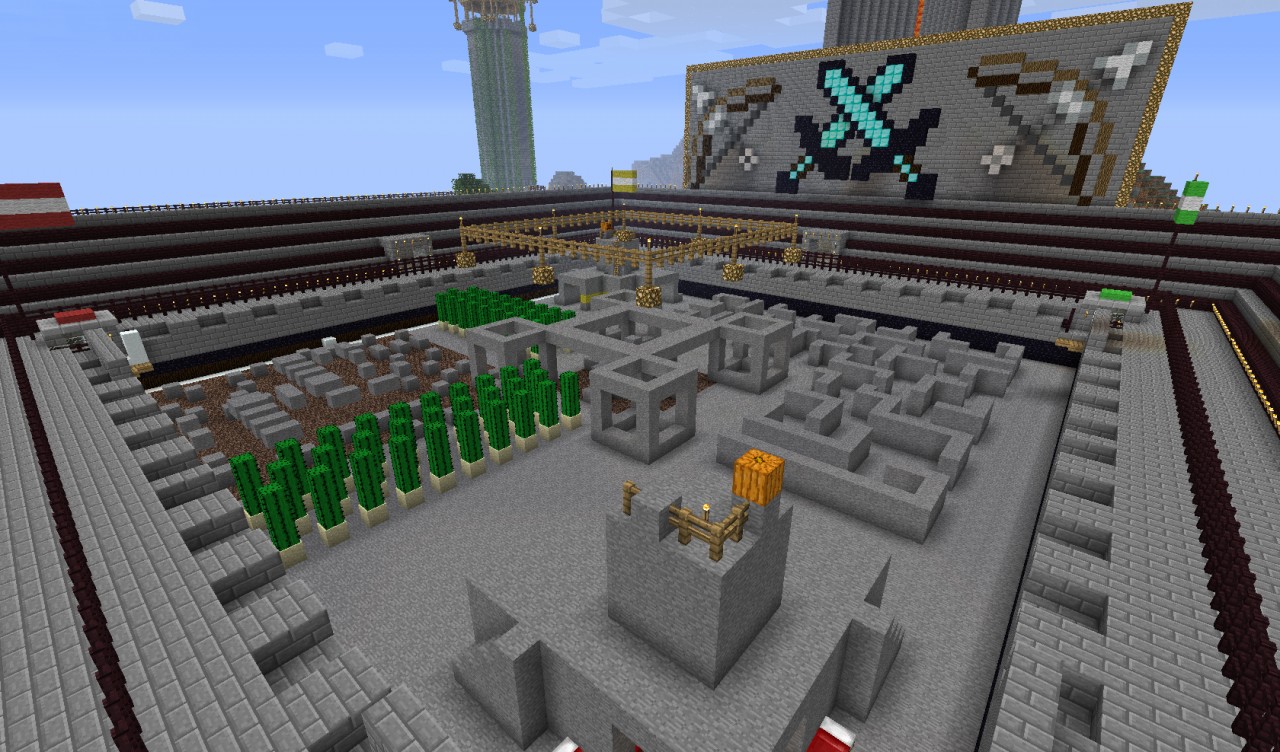 My server world W/ Virtual tour Minecraft Map