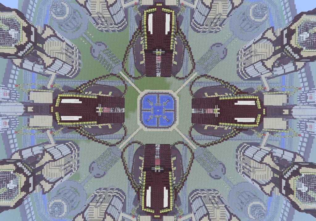 Giant Nether-Brick Fortress Minecraft Map