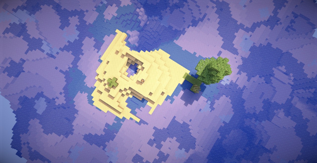 Sandy survival island Minecraft Map