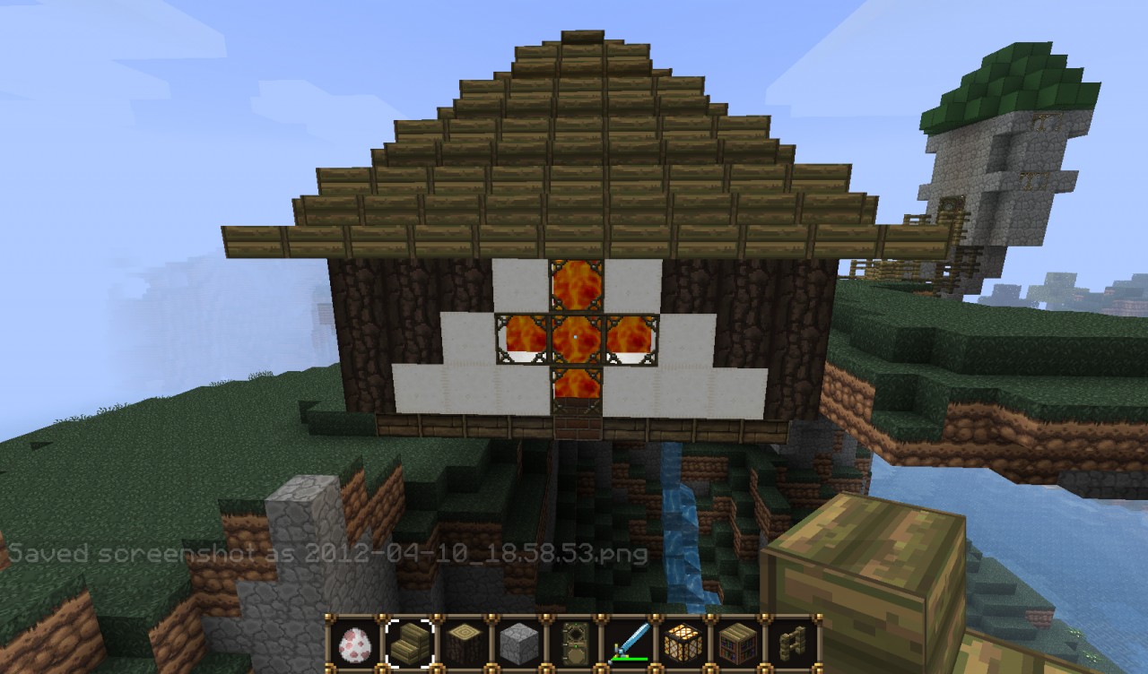 House + Tower + Sheep city Minecraft Map