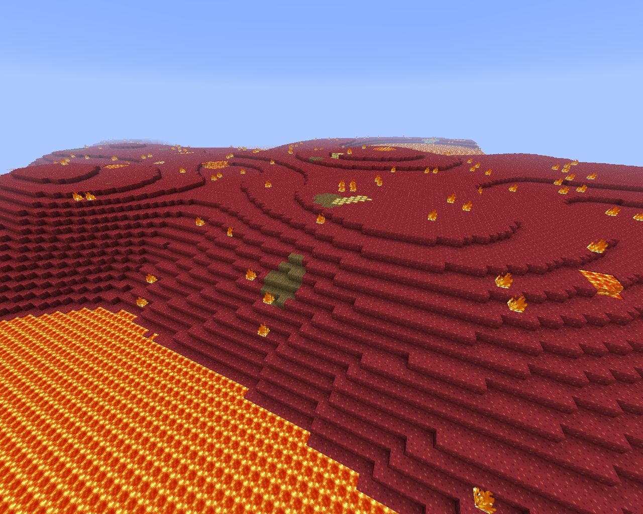 Custom terrain: Hell On Earth Minecraft Map