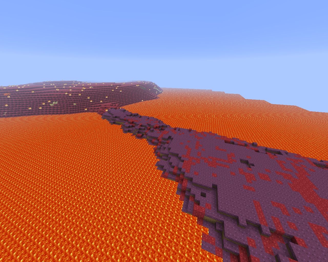 Custom terrain: Hell On Earth Minecraft Map
