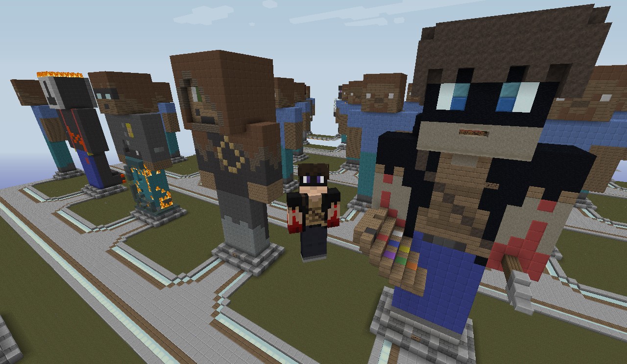 An Artist and Himself Minecraft Map