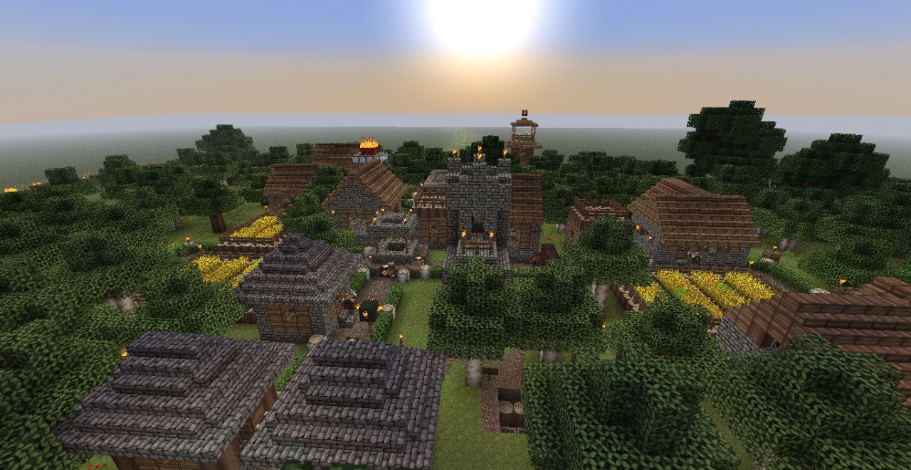 Villager_Fort. 1.1 OMG!! what villager can bulid! :3 Minecraft Map