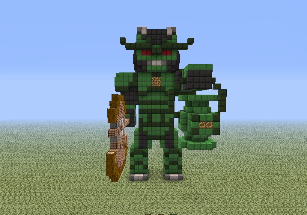 Statue of my minecraft character Minecraft Map