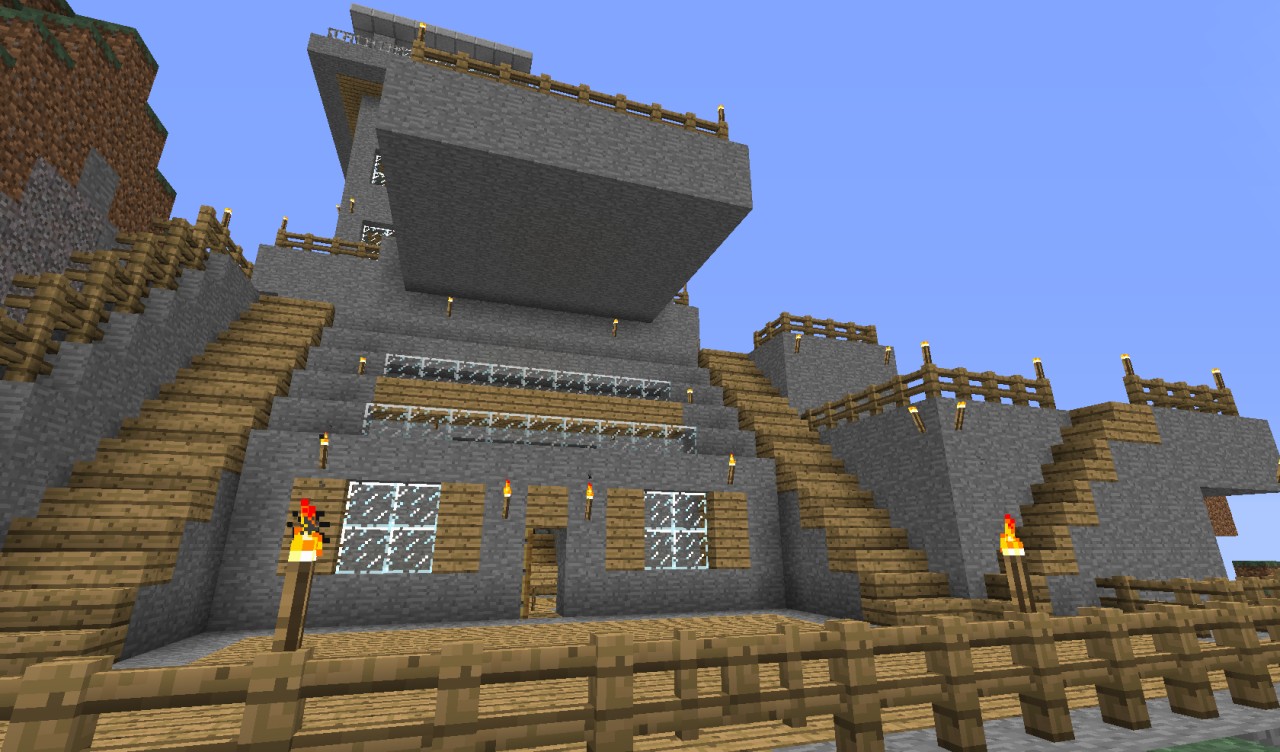 Mountain base Minecraft Map