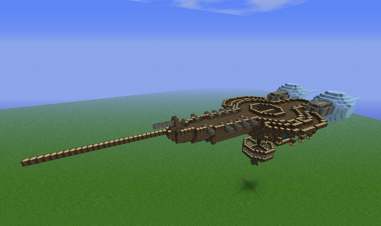 The Avenger (Air Ship) Minecraft Map